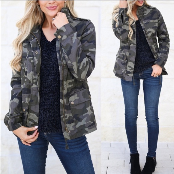 Love Tree | Jackets & Coats | Bestseller Love Tree Brand Camo Jacket ...